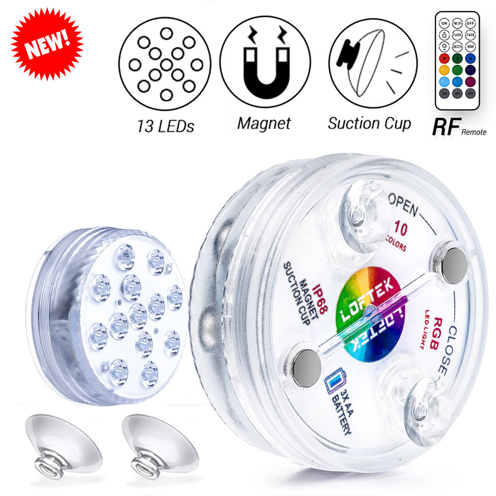 Submersible Pool Light with 13 LED Beads – LOFTEK