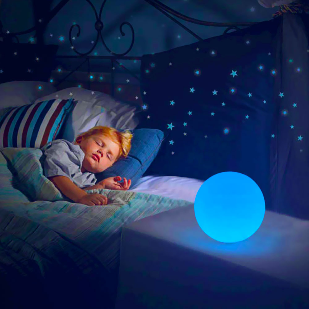 8-inch LED Color Changing Globe Night Light for Garden, Pool, Home ...