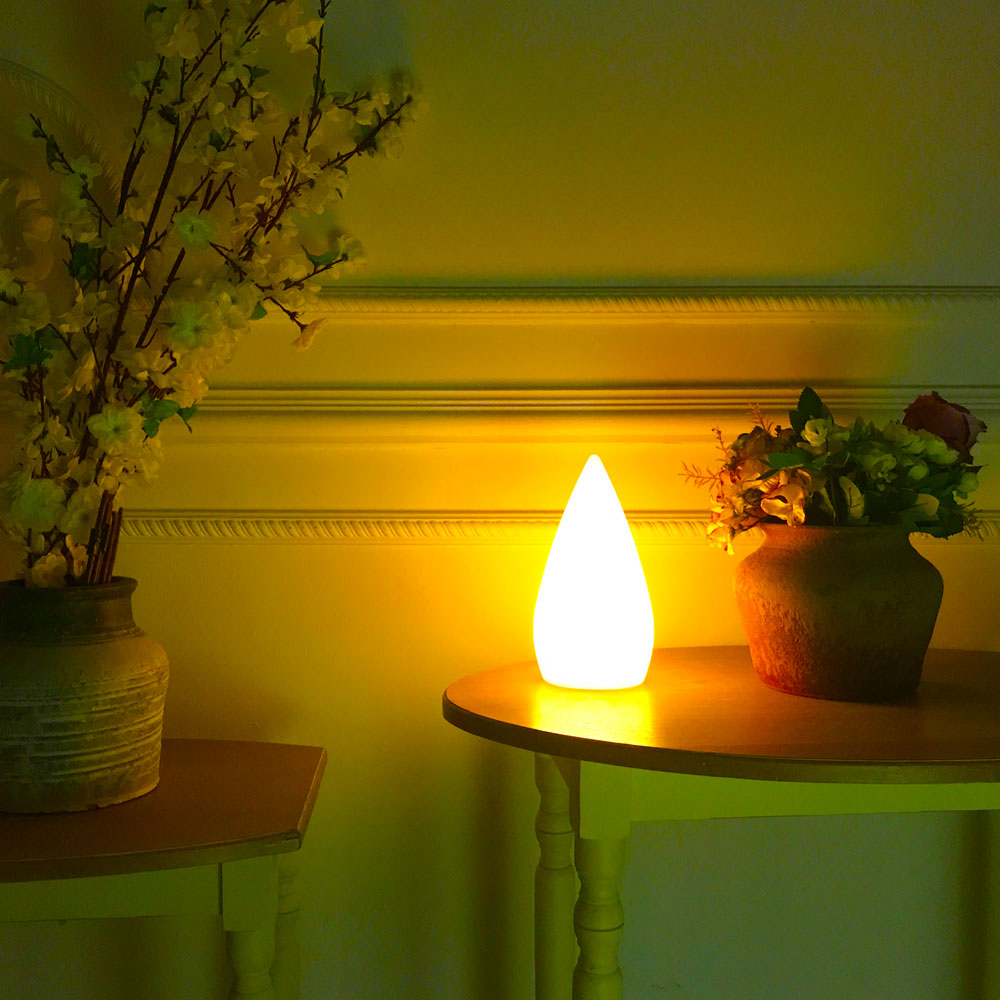 LED Night Light Mood Lamp with Candle Flame Shape – LOFTEK