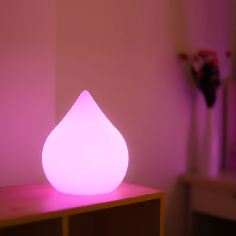 LED Night Light Mood Lamp with Waterdrop Shape for party events decor ...