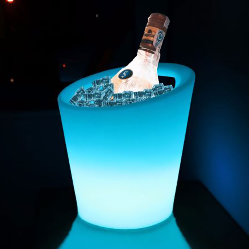 12-inch LED Ice Cooler Bucket with Handles for bar party evernt – LOFTEK