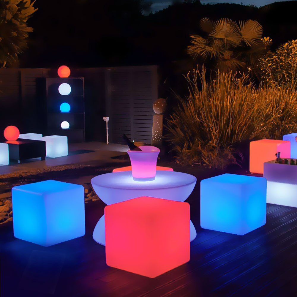 24-inch RGB LED Coffee Table – LOFTEK