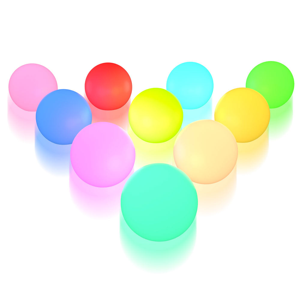 3-inch LED Color Changing Floating Pool Balls with Replaceable Battery ...